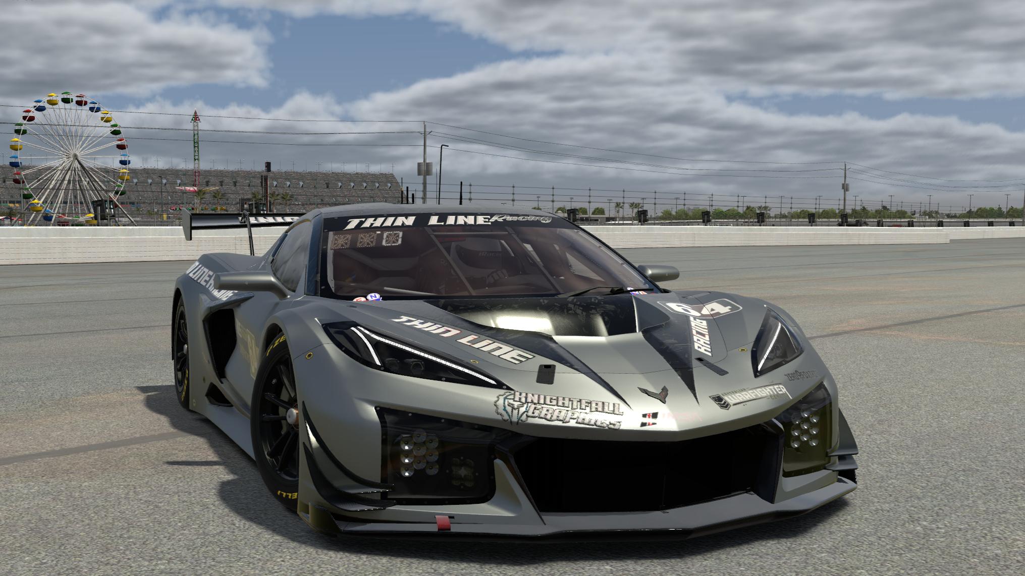 2024 Thin Line Racing Livery on Z06 GT3.R by Matt J K. - Trading Paints