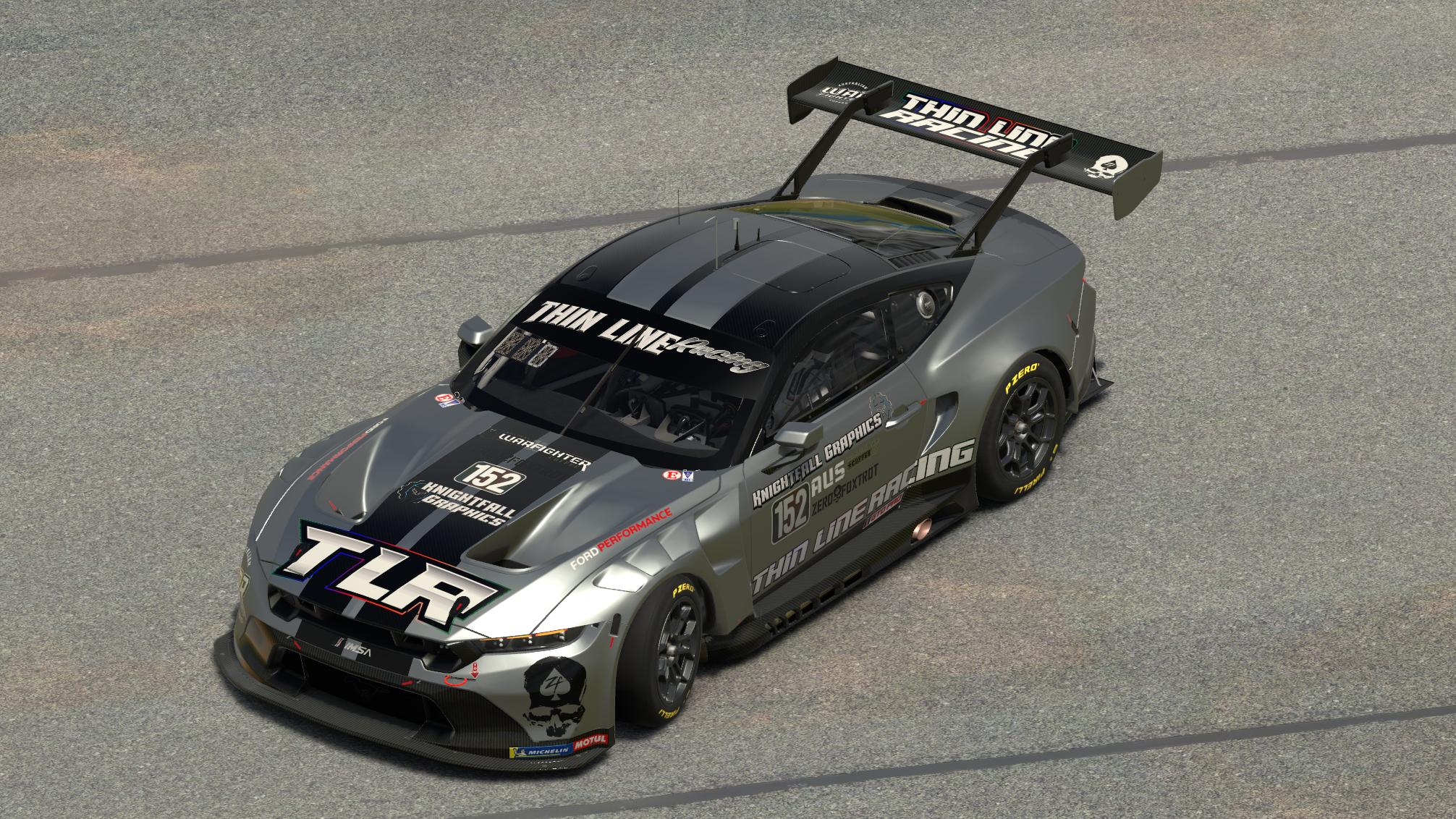 2024 TLR Livery for Ford Mustang GT3 by Matt J K. - Trading Paints