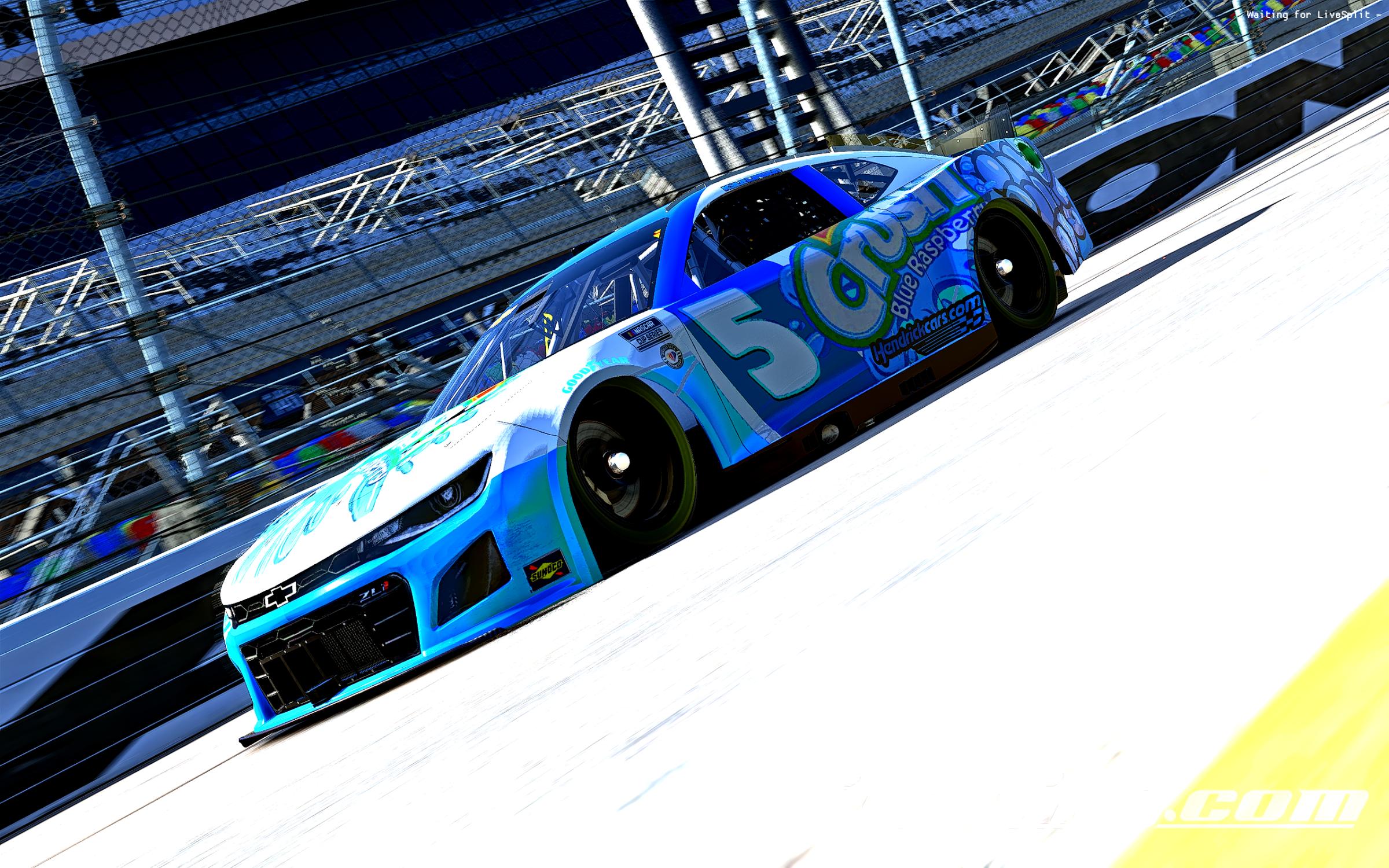 Fictional Kyle Larson Custom Number Crush Blue/Ras by Jeff Slaughter ...