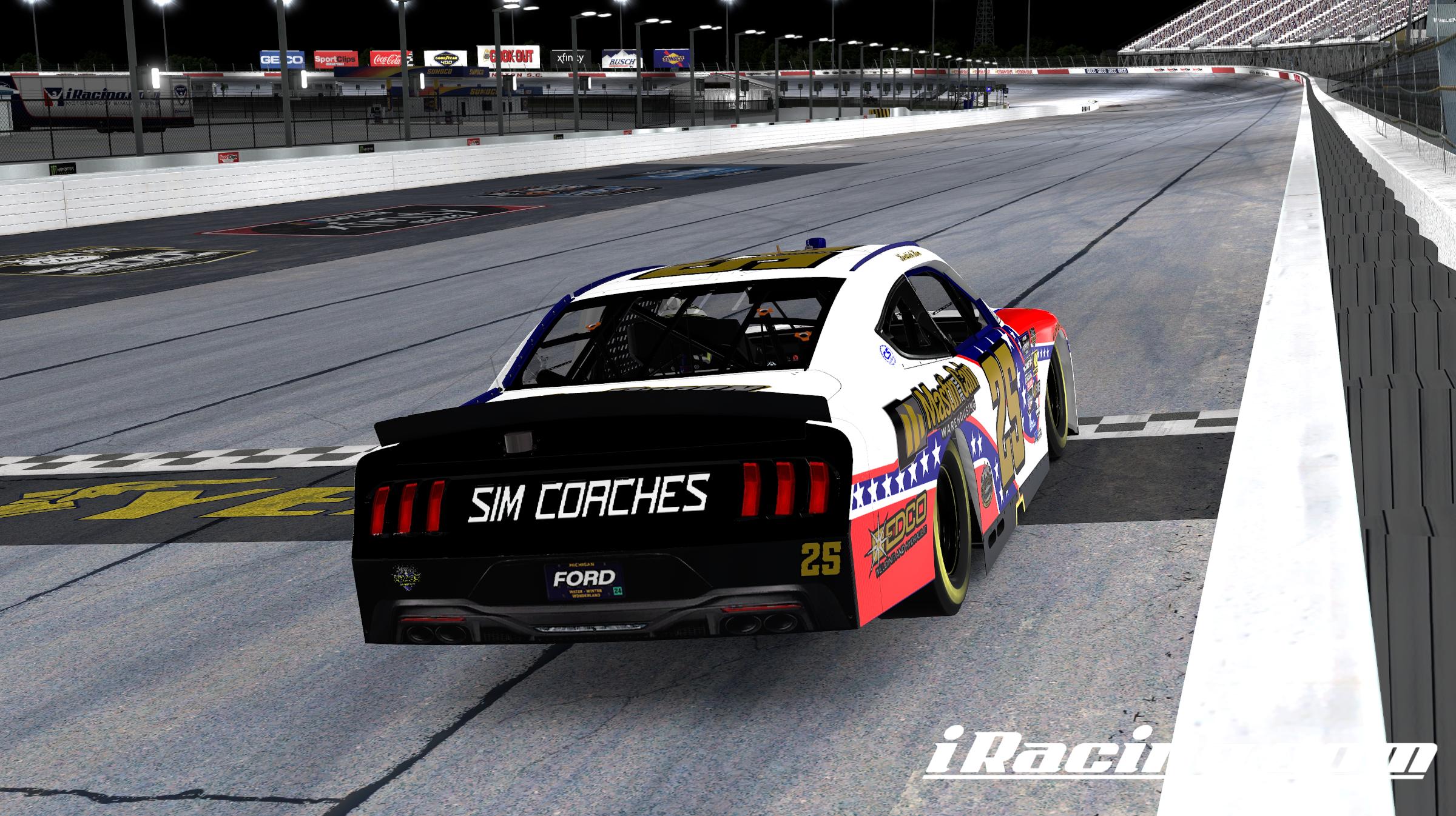 Kendrick Homs #25 Nascar Xfinity Mustang Independence Day Darlington ...