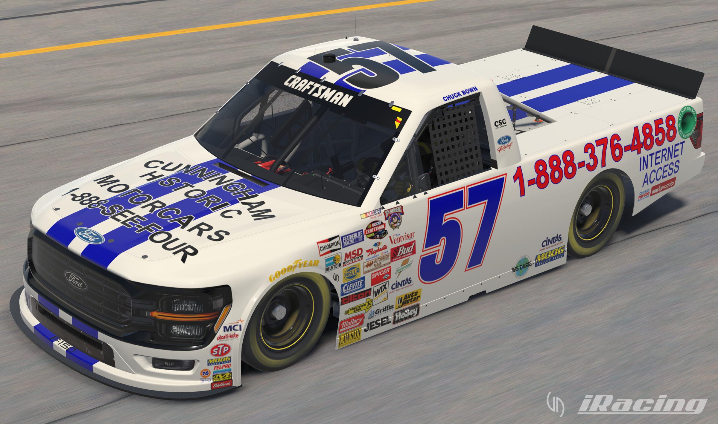 #57 Chuck Bown - Web World Services Ford 1998 by Ugo Degani - Trading ...