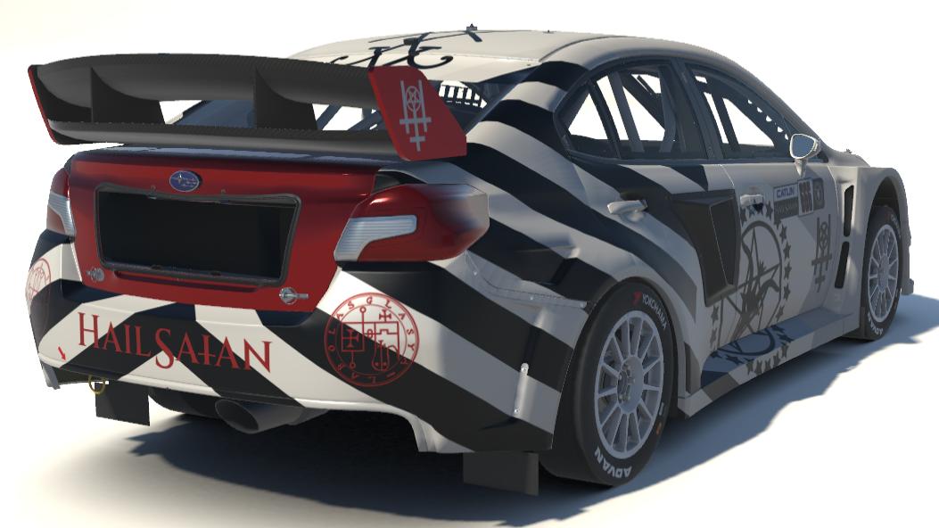 "HAIL SAtAN" WD Subaru WRX STI by Carson C. - Trading Paints