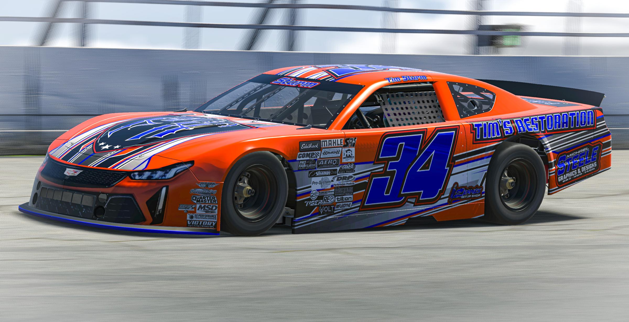 Tim Sturm-#34 by Michael J. Steele - Trading Paints