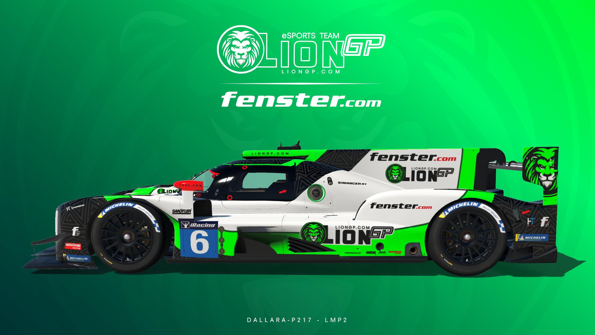 Dallara P217 - LionGP-fenster.com by Dennis F. - Trading Paints