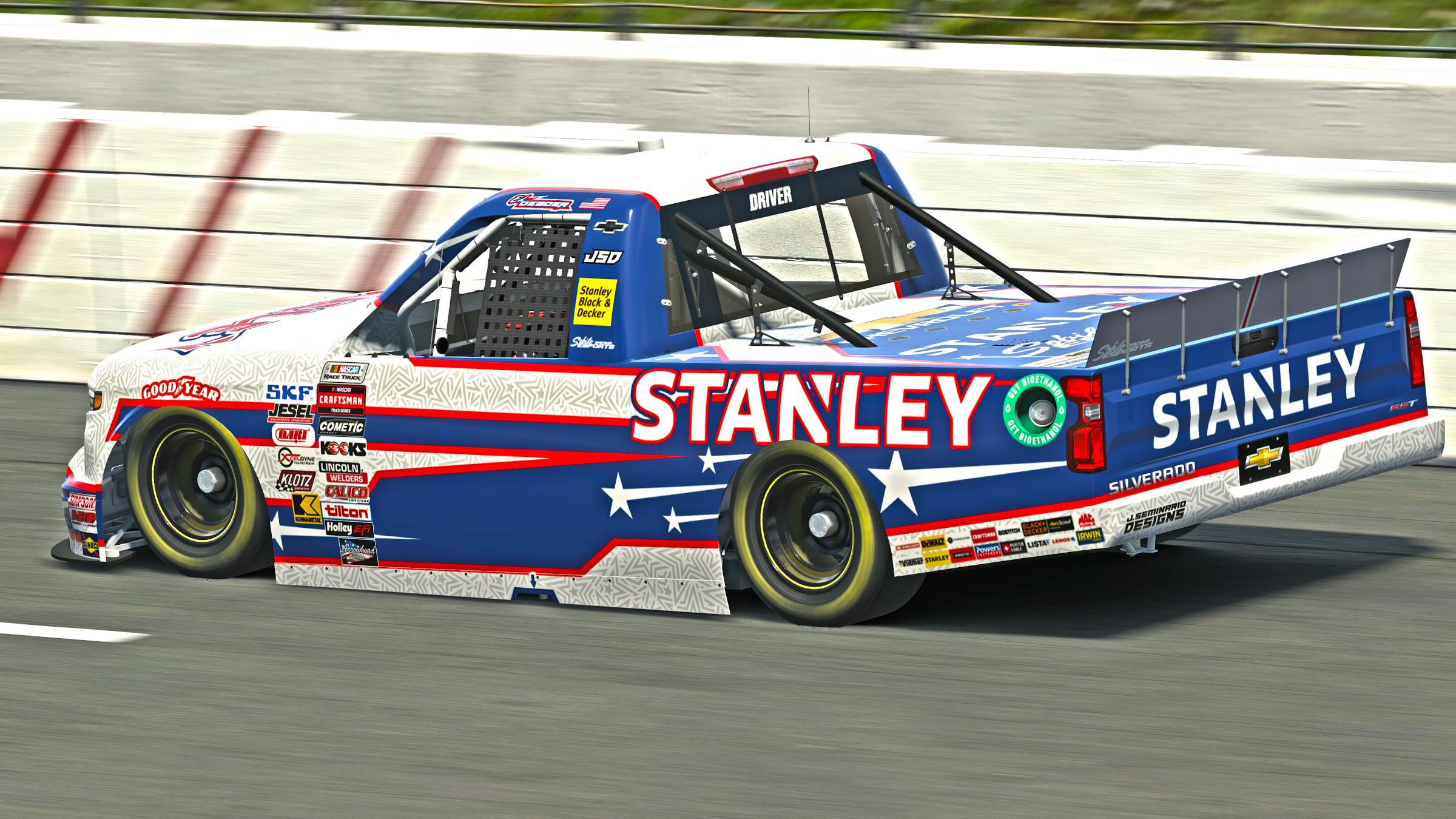 Ed DeBoer SRE Patriotic Stanley Chevy by Keegan Sobilo - Trading Paints