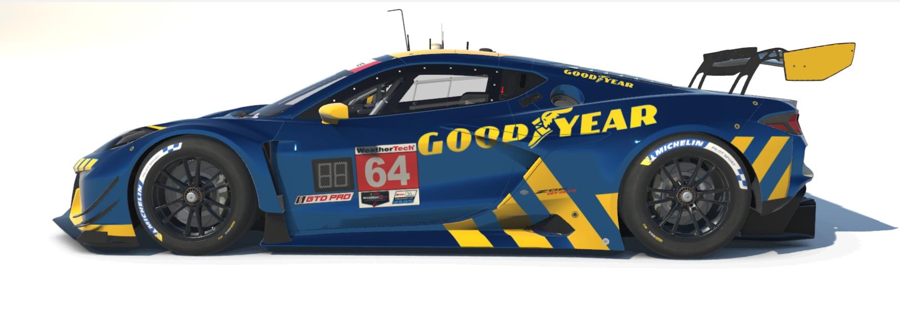 Chevrolet Corvette Z06 GT3r Goodyear by Don Craig - Trading Paints