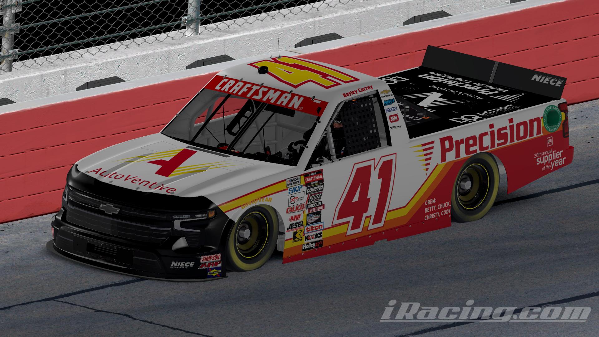2024 Bayley Currey AutoVentive / Precision Chuck Efaw Throwback ...