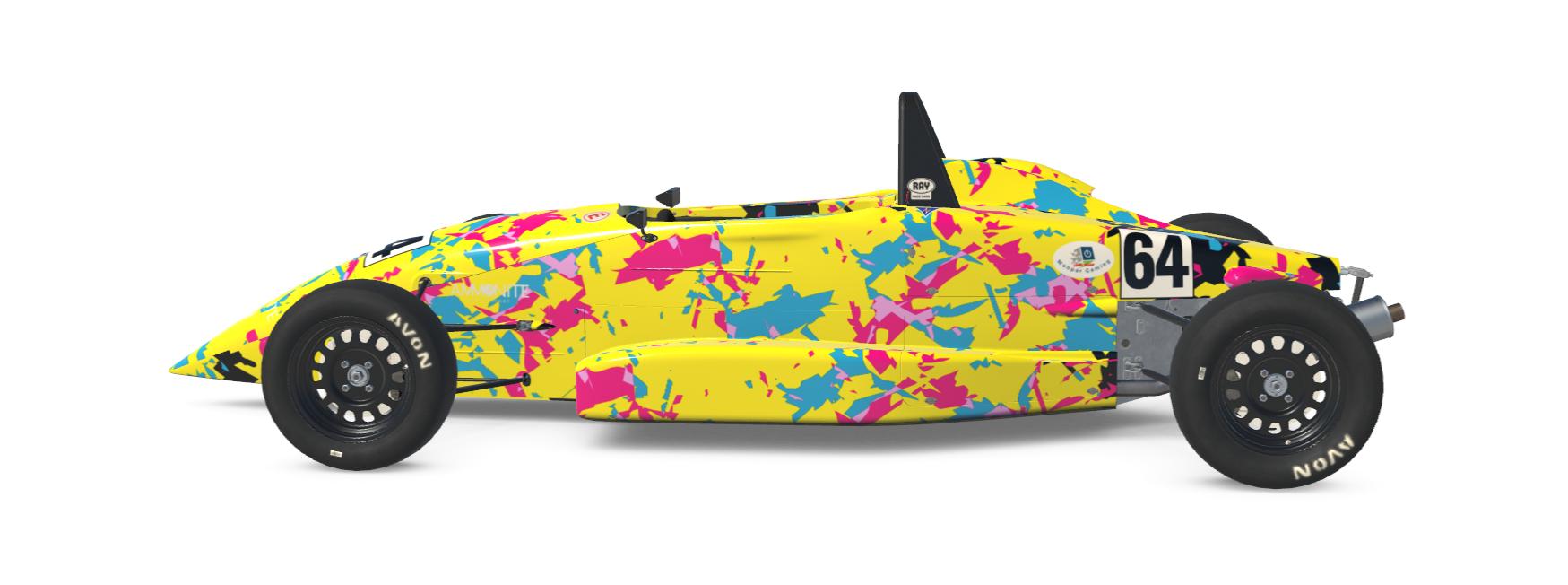 Ray FF1600 Yellow bits n bobs livery by Guy Robertson - Trading Paints
