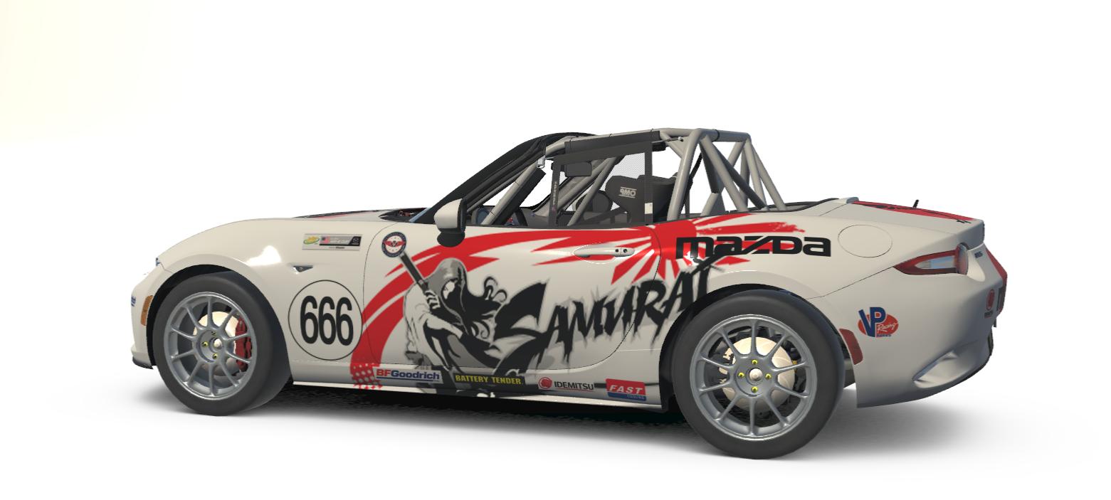 Mazda MX5 2016 Samurai Livery by Guy Robertson - Trading Paints