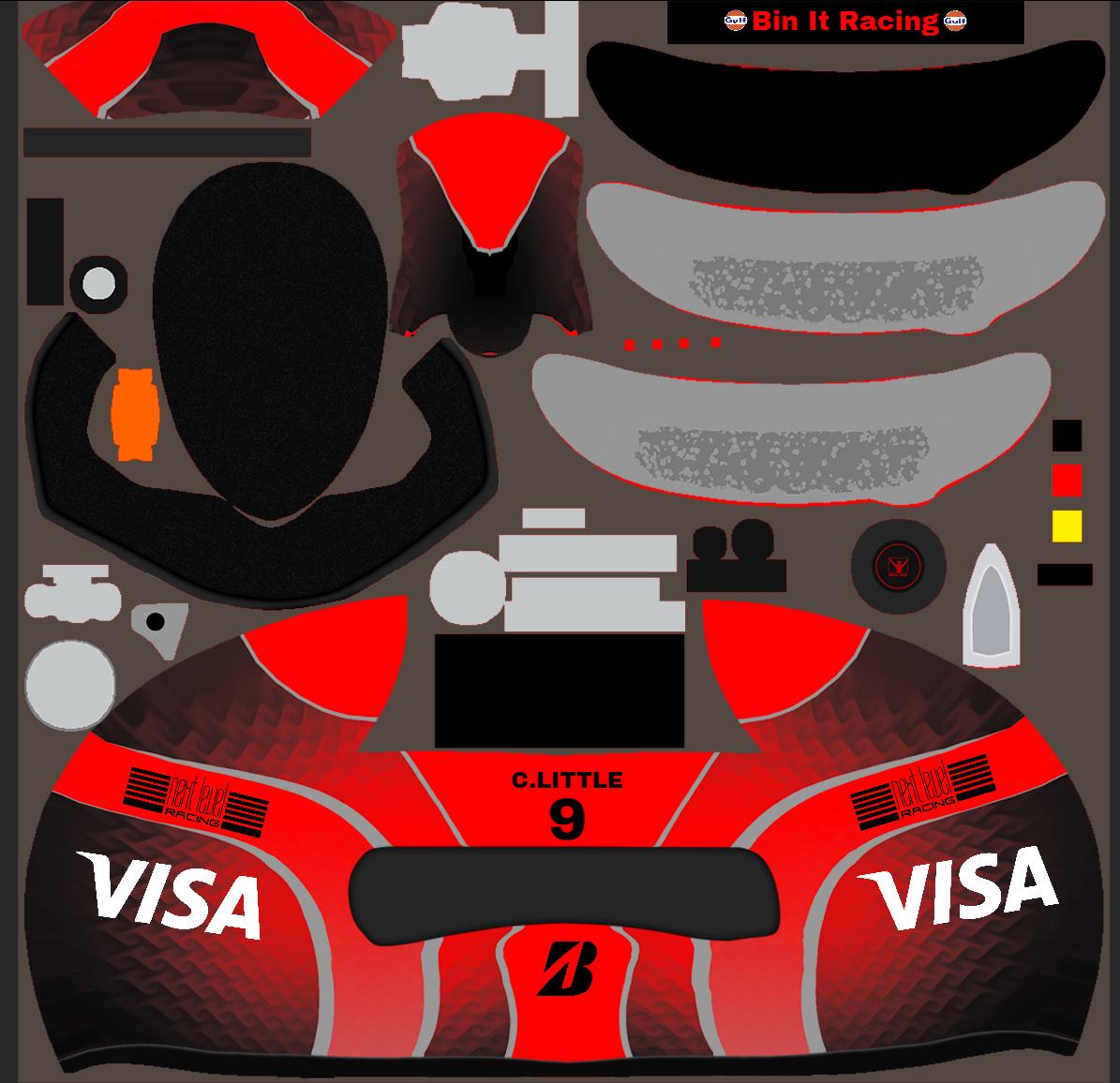 Ranga, Silver, Red, Black by Sam Mort - Trading Paints