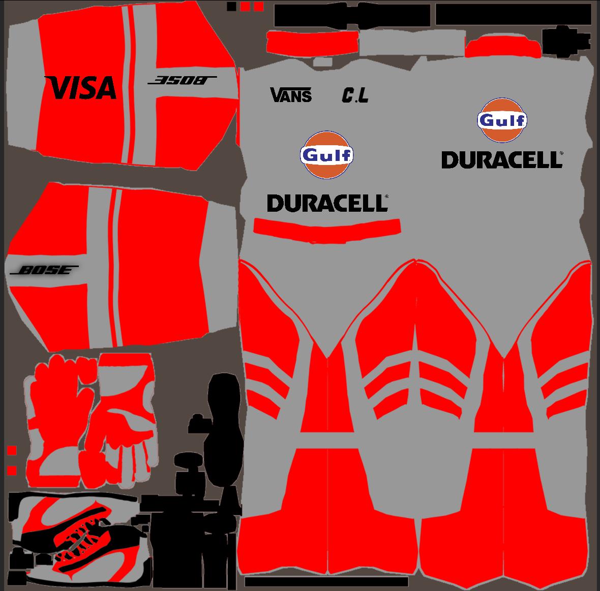 Ranga Silver, Red, Black by Sam Mort - Trading Paints