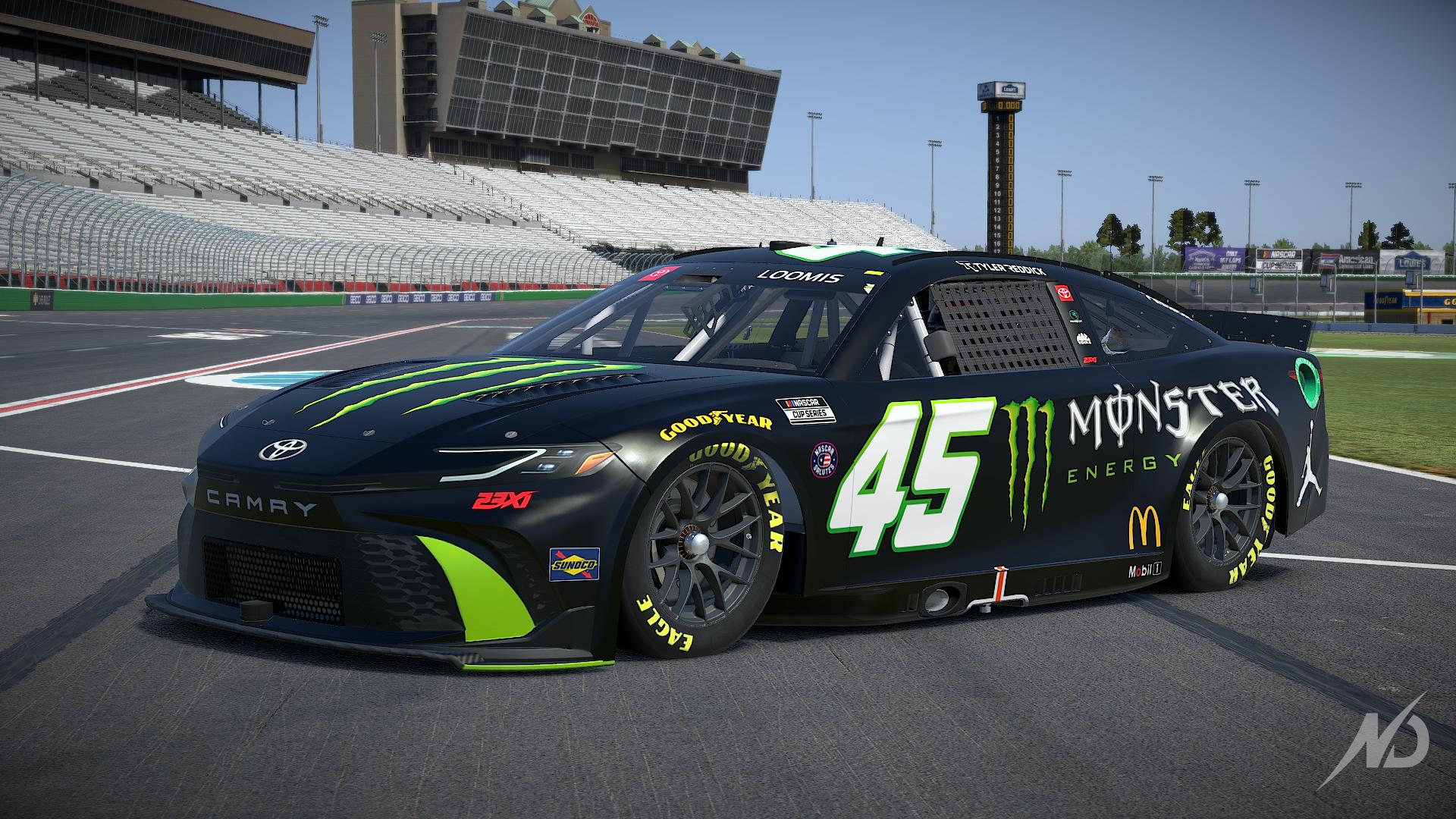 Tyler Reddick #45 Monster Energy 2024 by Colton Loomis - Trading Paints