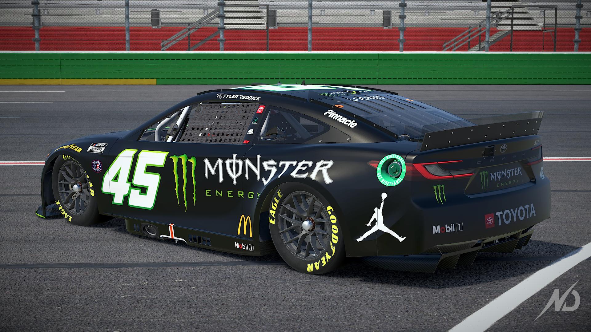 Tyler Reddick #45 Monster Energy 2024 by Colton Loomis - Trading Paints