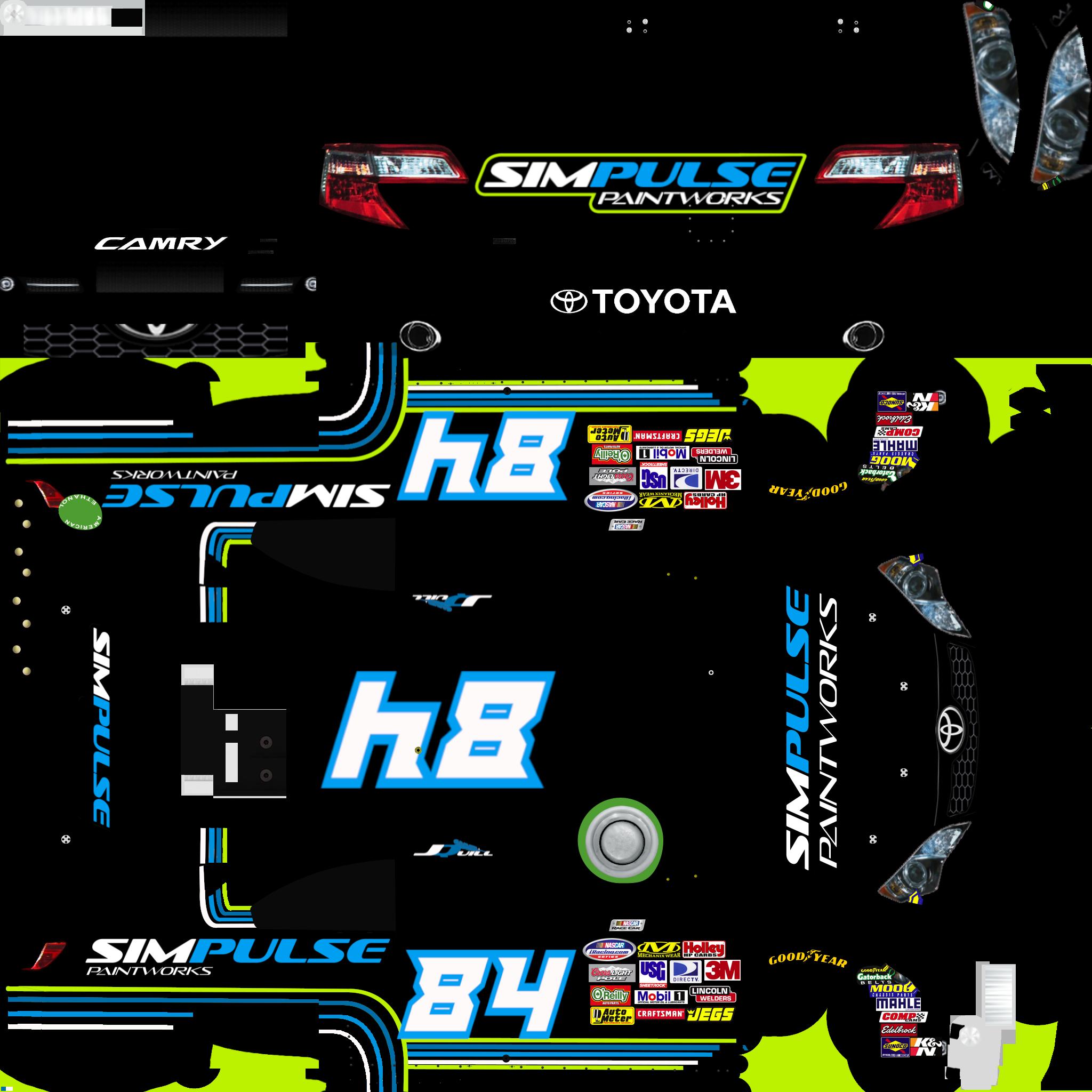#84 Jacob Quill SimPulse Paints Toyota Camry COT by Jacob Quill ...