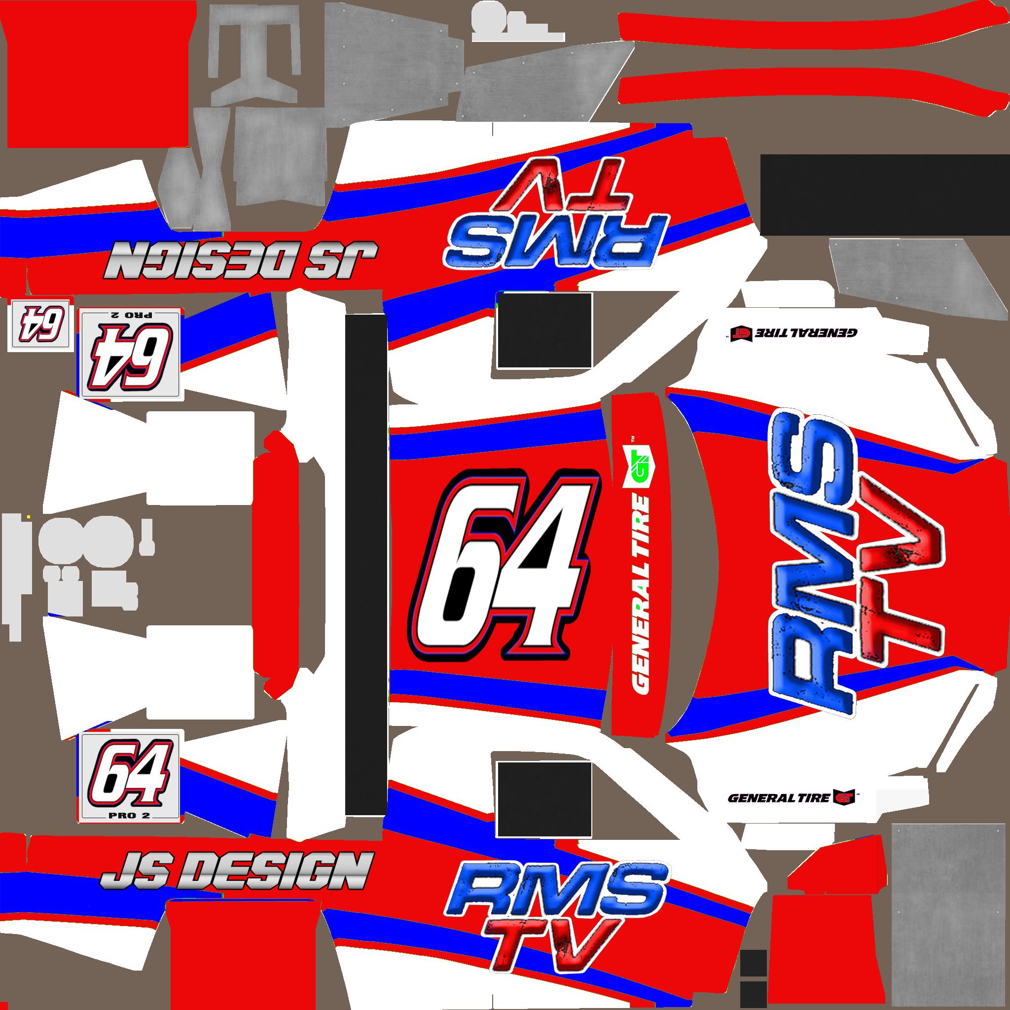 #64 Pro 2 Lite RMS TV by Jordan S. - Trading Paints