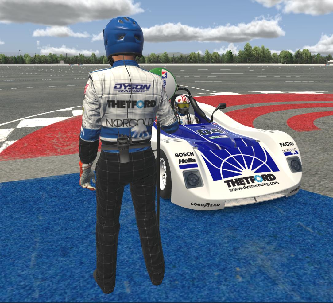 Dyson Racing Thetford suit by Bruce Funderburg - Trading Paints