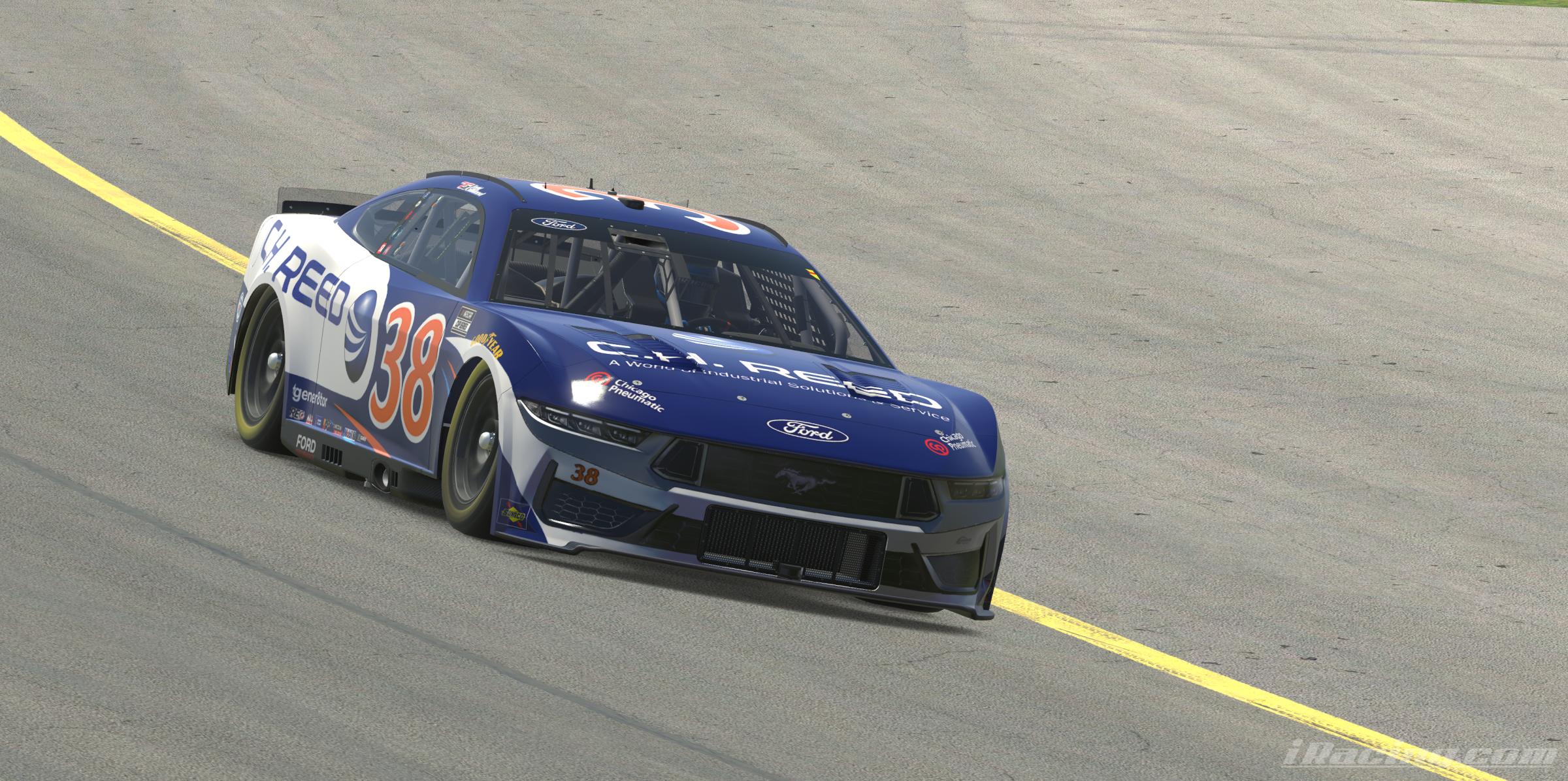 2024 Todd Gilliland #38 CH Reed Dark Horse Mustang by Justin Ehrlichman ...