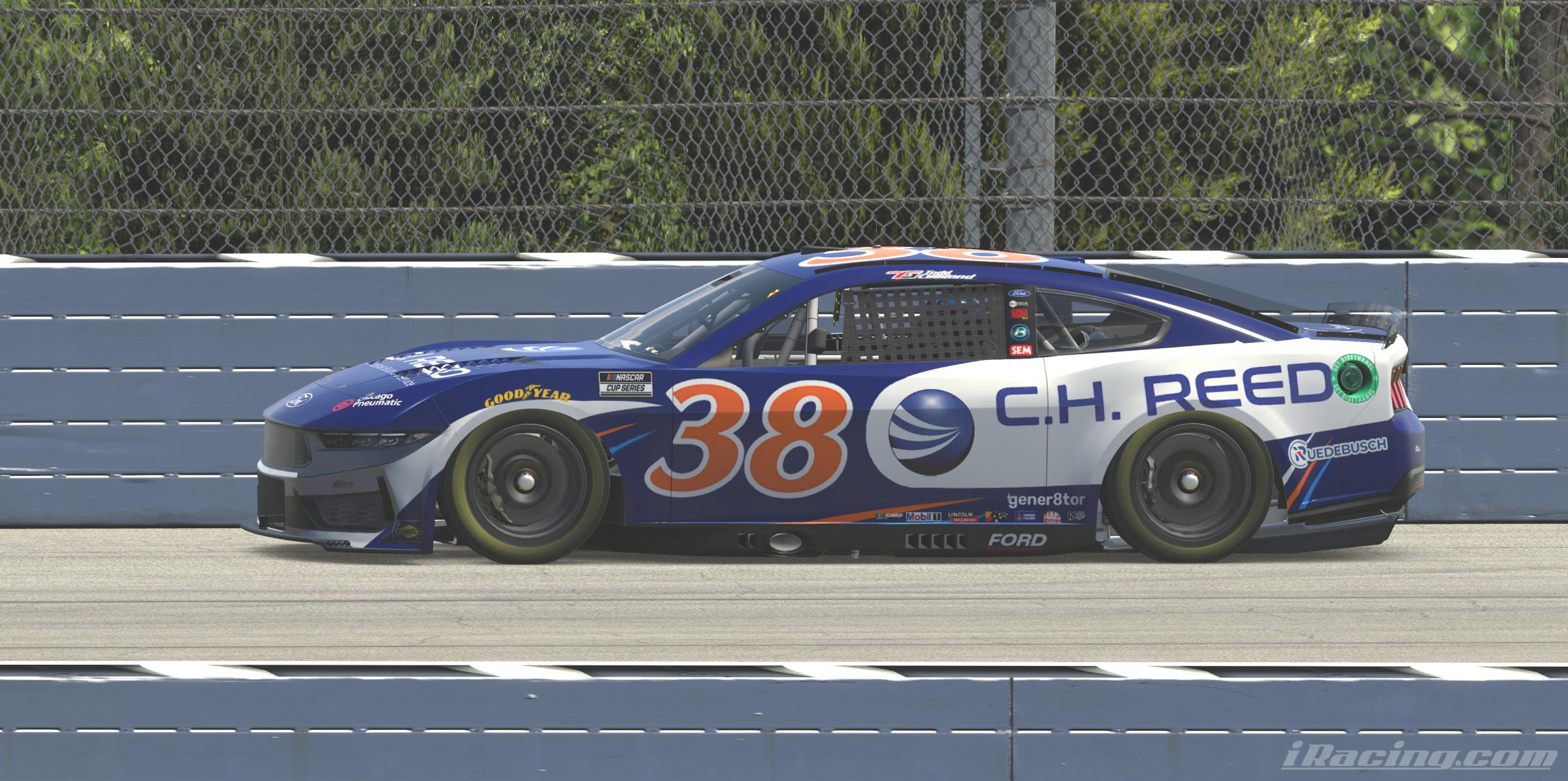 2024 Todd Gilliland #38 CH Reed Dark Horse Mustang by Justin Ehrlichman ...