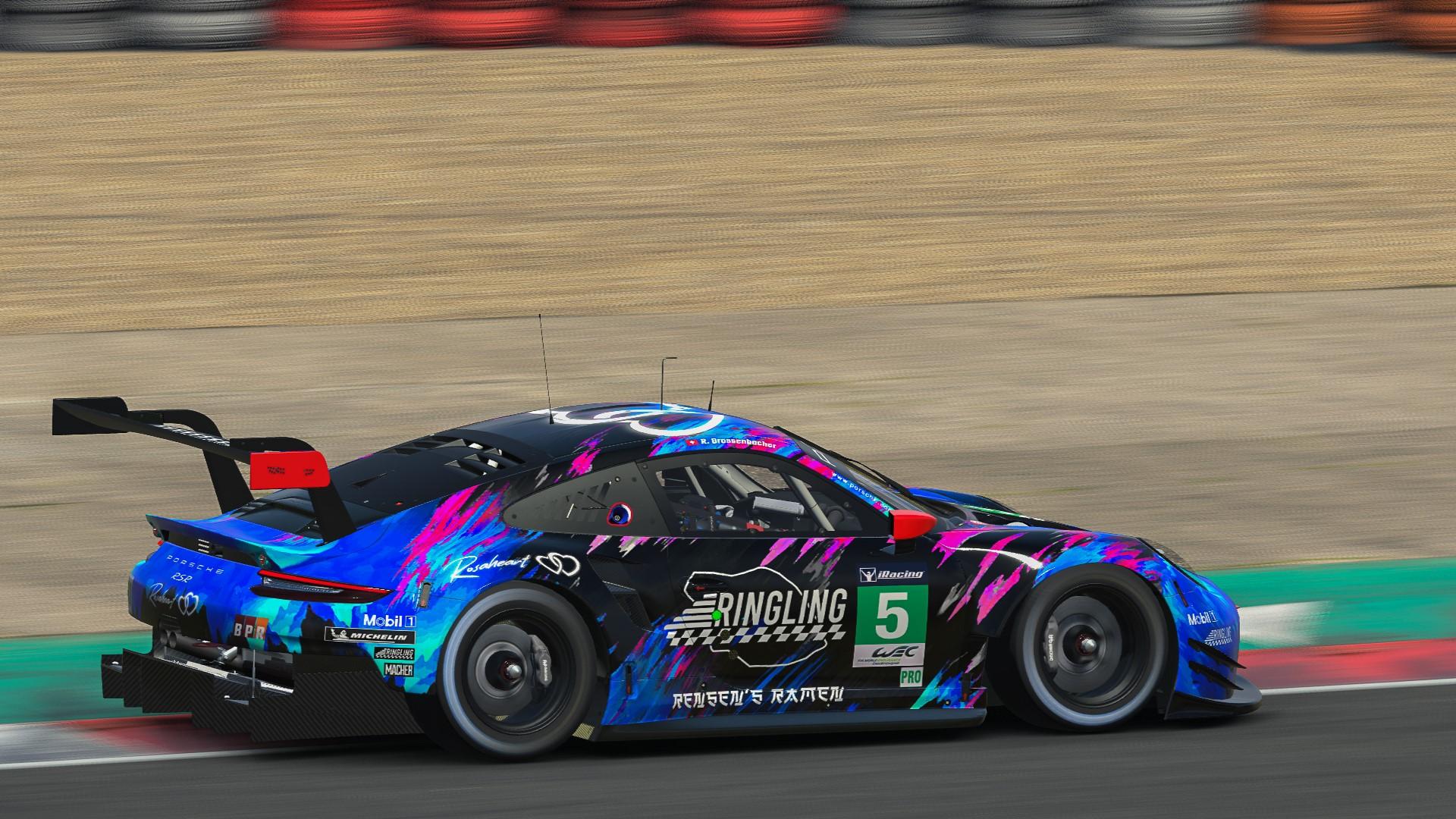 Big Point Racing - Porsche 911 RSR - ArtCar (blue/pink) by Remo ...