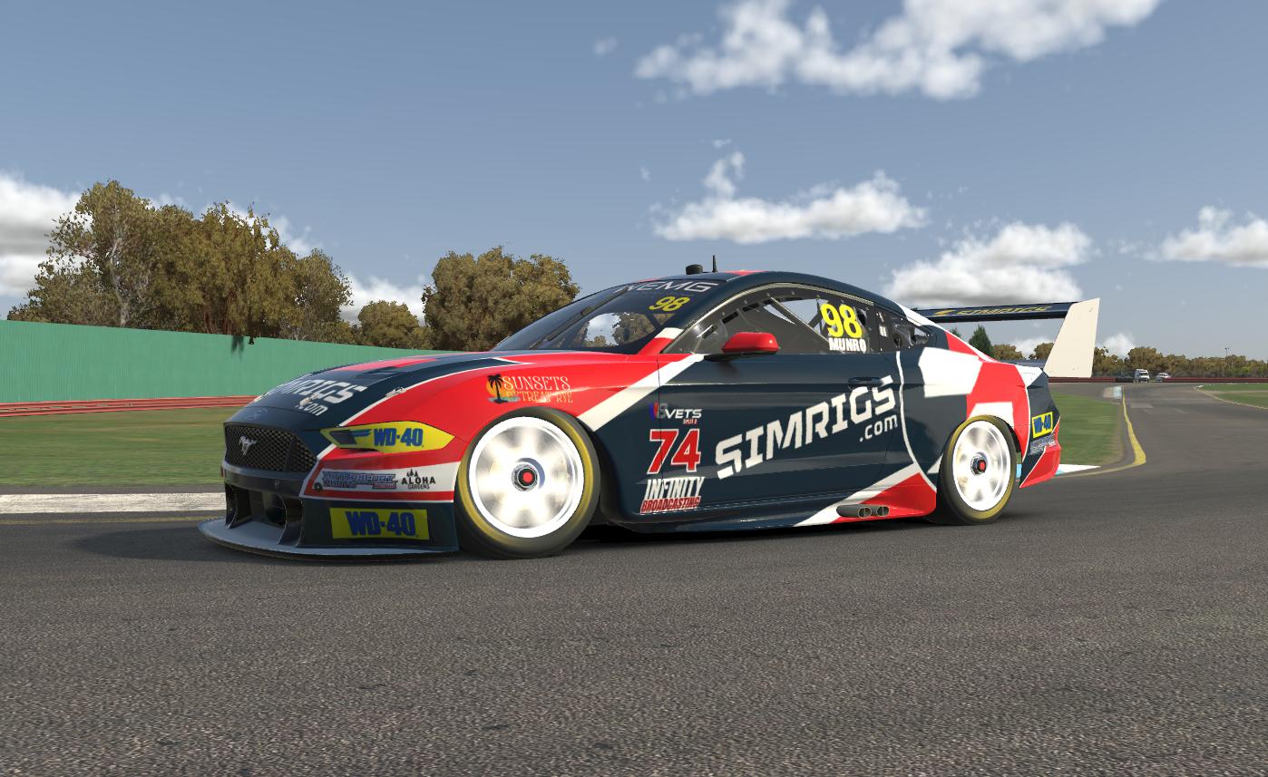 #74 SBR SIMRIGS Infinity Motorsport RETRO by Hamish Munro - Trading Paints