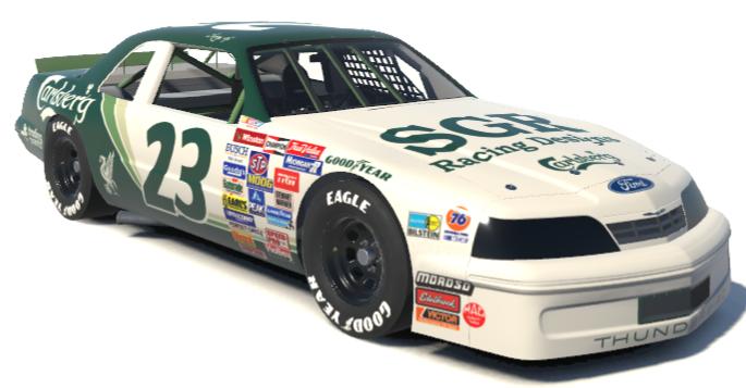 1987 SGR Racing Designs Carlsberg Ford Thunderbird (Sim Stamped) by ...