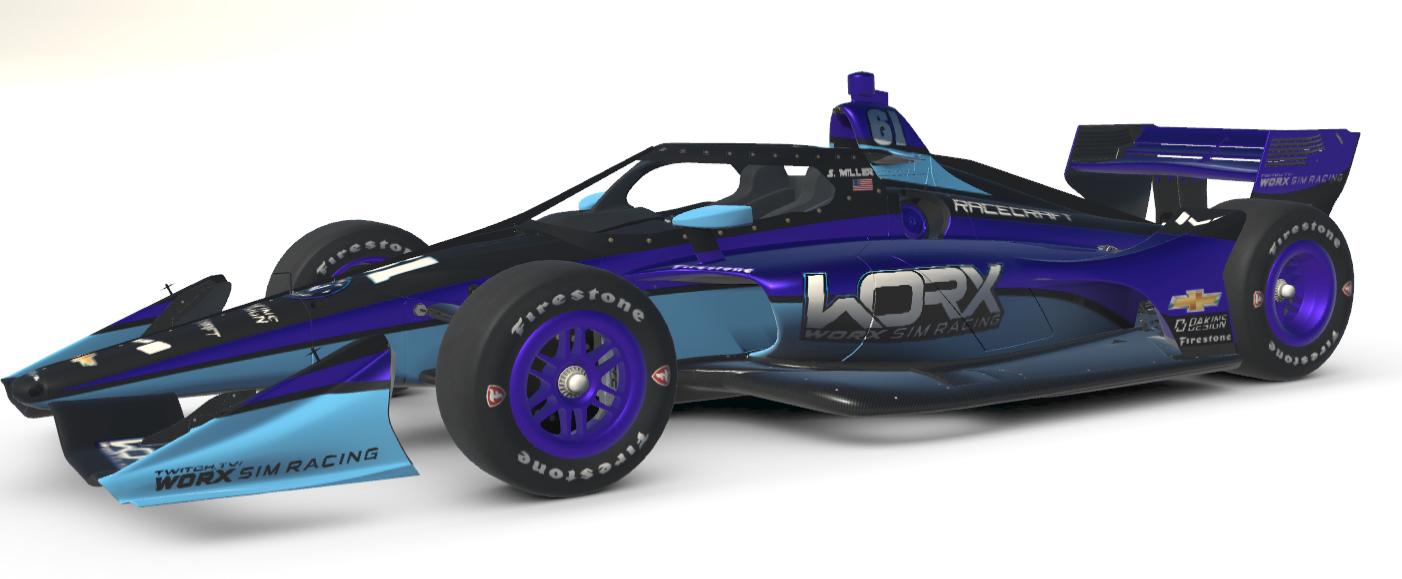 Worx Sim Racing Indycar v2 by Corbin N Lenaway - Trading Paints