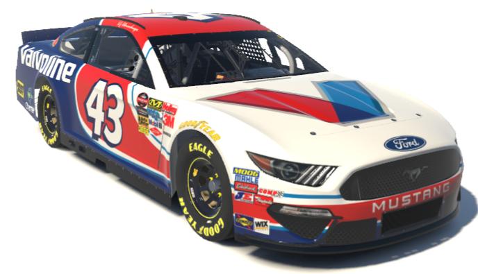 2010 Richard Petty Motorsports Valvoline Ford Mustang (Sim Stamped) by Samuel Greene - Trading ...