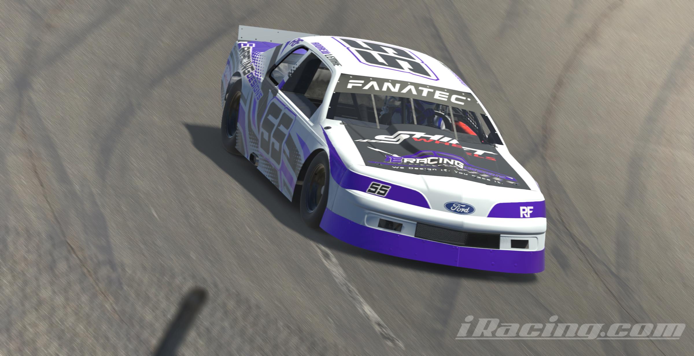 Andrew Lemke #55 E Racing Designs/Shift Wheels Eagle Street Stock W ...