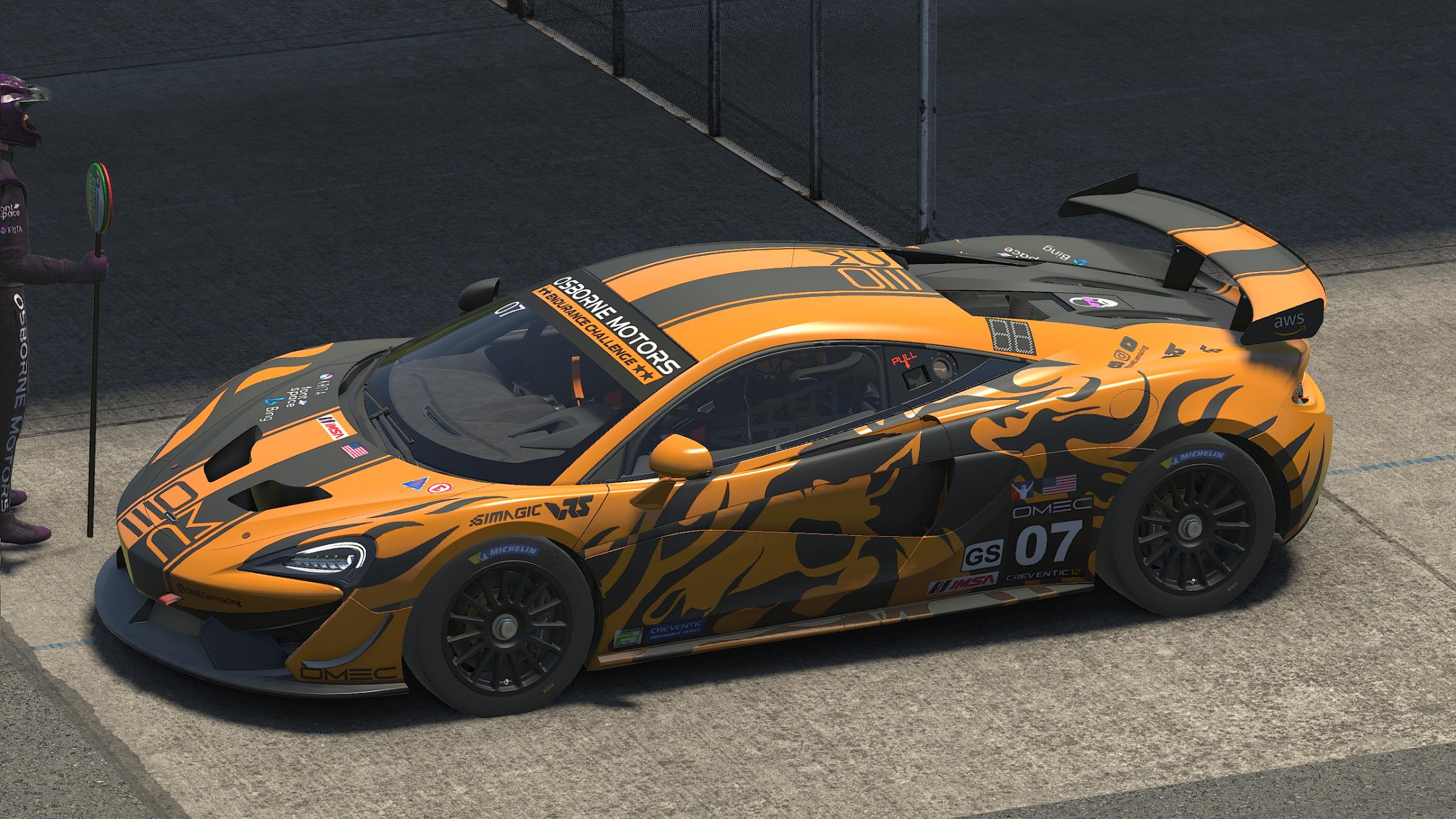 OMEC McLaren 570S GT4 "Helhest" v1.0 by Patrick Cantrell - Trading Paints
