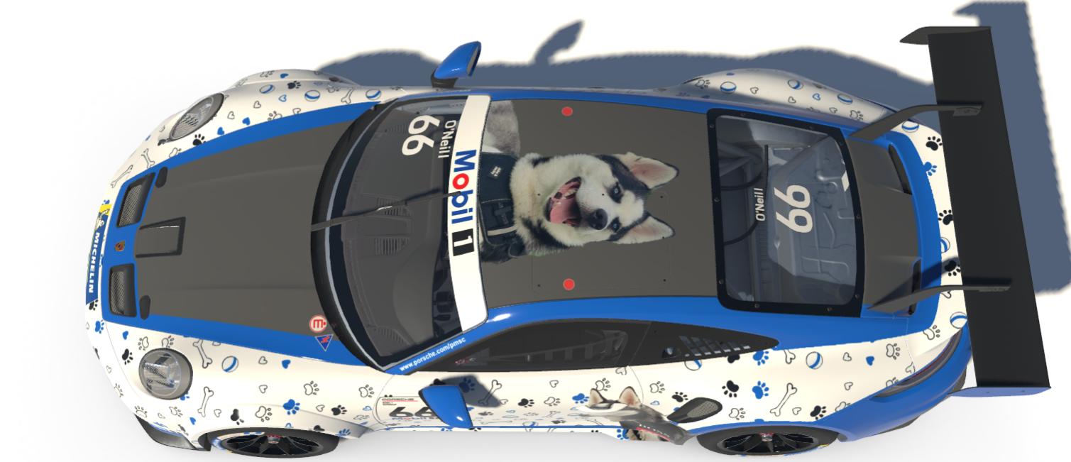 Husky Porsche 992 Cup by Aiden O'Neill - Trading Paints