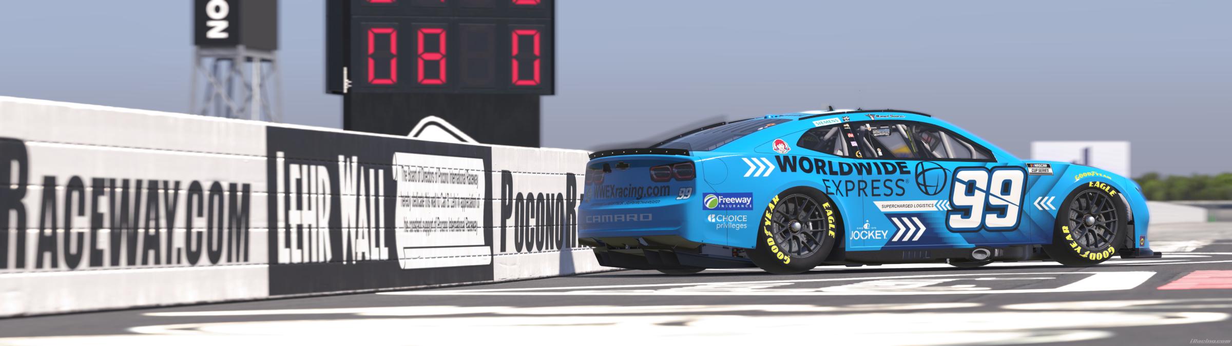 Daniel Suarez Trackhouse Racing Worldwide Express by Mick J. - Trading ...