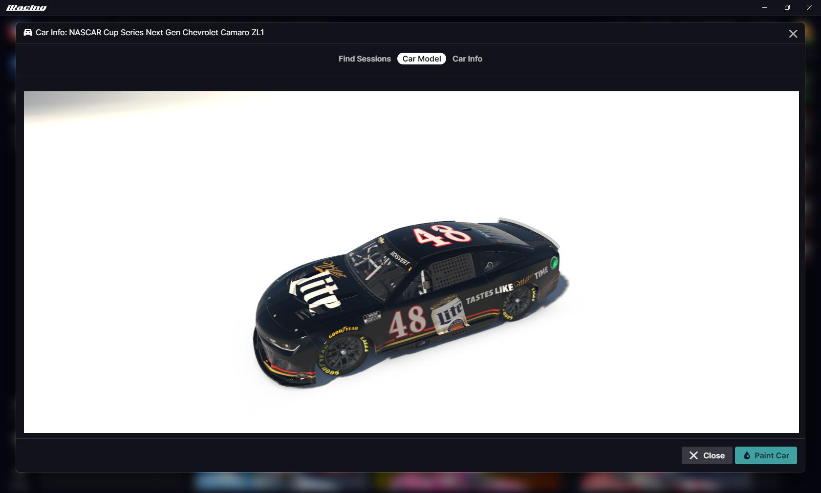 Miller Lite Night by Michael Boisvert - Trading Paints