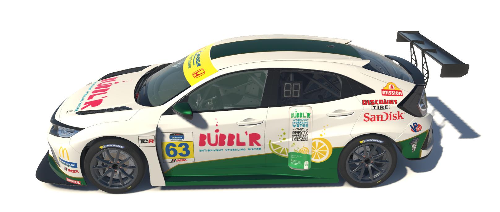 Bubblr Lemon Lime Honda Civic by Tyler Marifke - Trading Paints