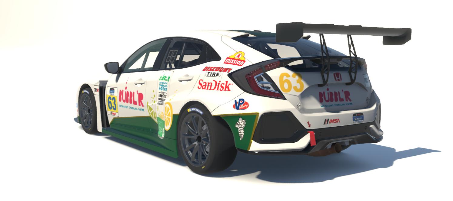 Bubblr Lemon Lime Honda Civic by Tyler Marifke - Trading Paints