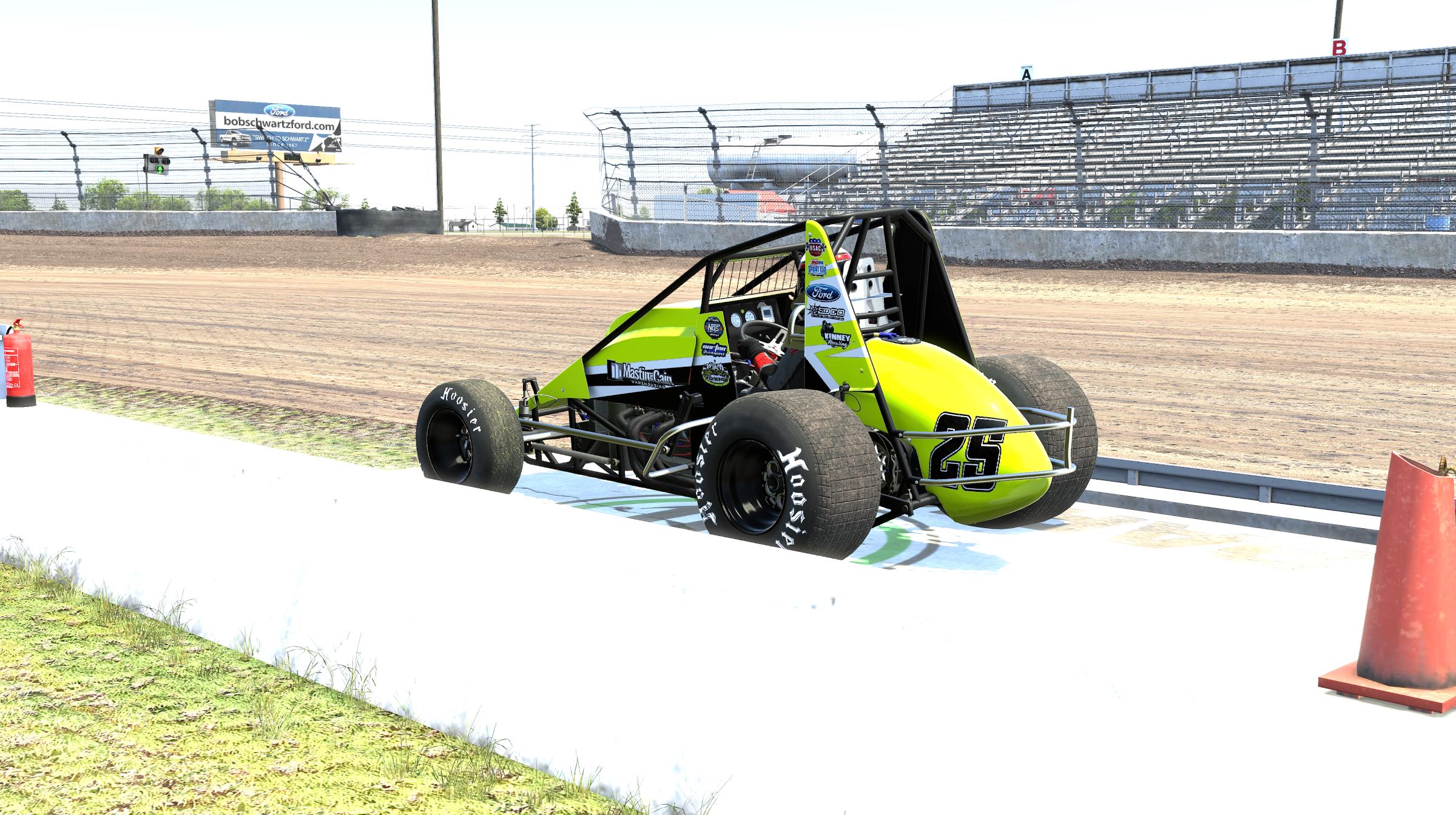 Forged Ironworks Non-wing sprint car sim stamp by Kendrick Hom ...