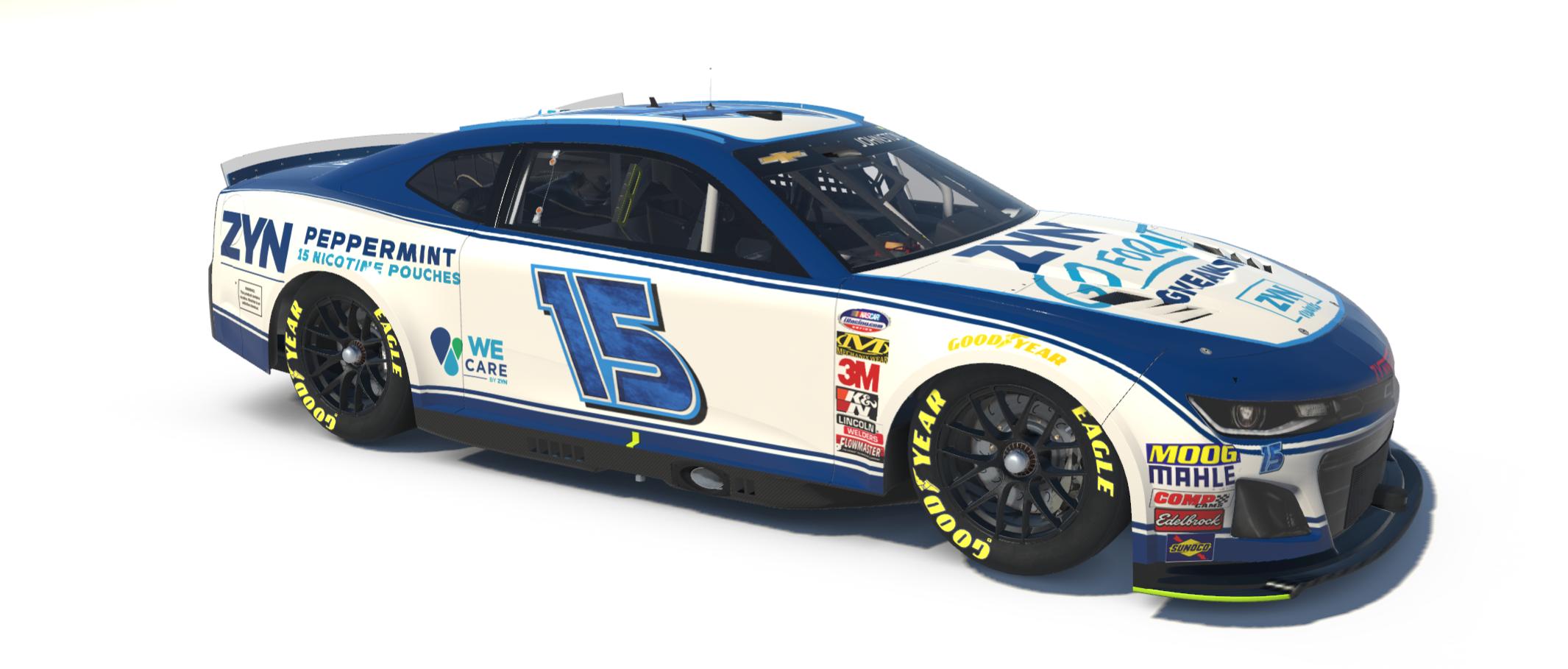 Zyn Peppermint #15 Custom Number by Garrett Johnston5 - Trading Paints