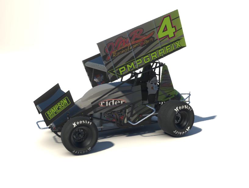 2024 Wing Sprint sim stamp by Patrick Mitrevics - Trading Paints