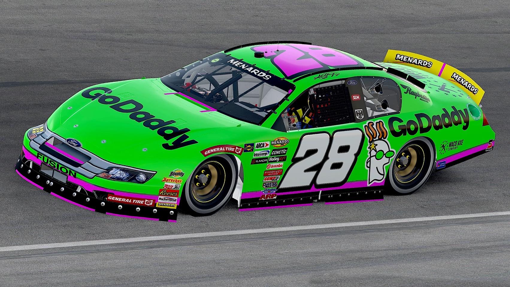 #28 GoDaddy ARCA by Abigail von Exner - Trading Paints