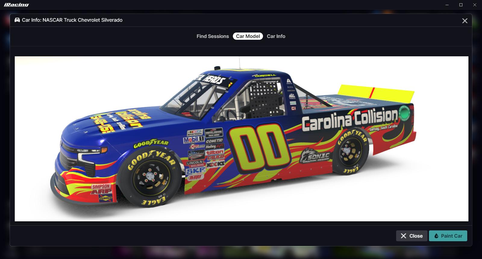 carolina collision son1c graphic design by Nathan C. - Trading Paints