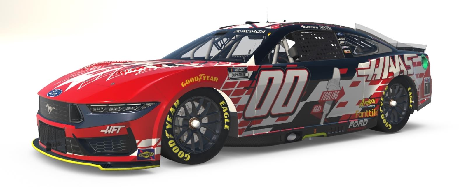 Cole Custer #00 Haas Automation Ford Mustang Dark Horse (CONCEPT) by ...