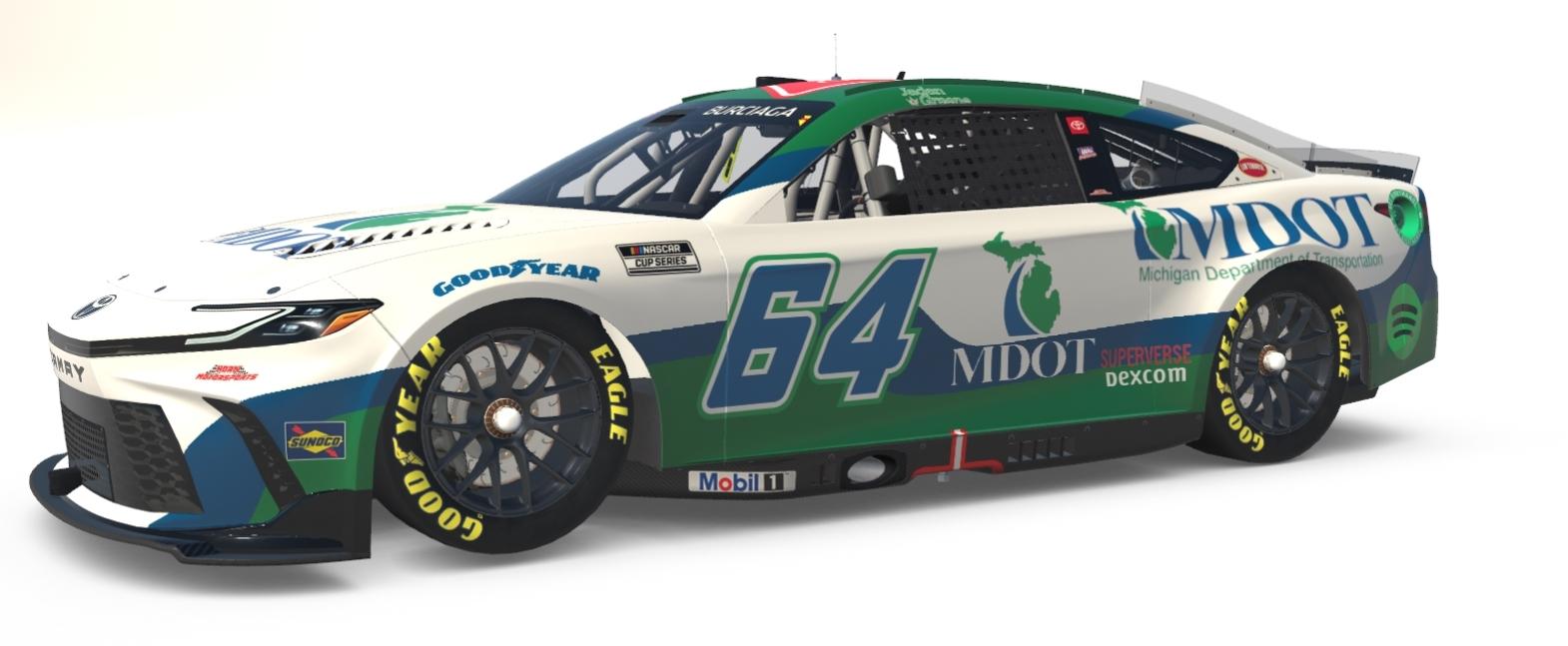 #64 MDOT Toyota Camry XSE (CONCEPT) by Seth Burciaga - Trading Paints