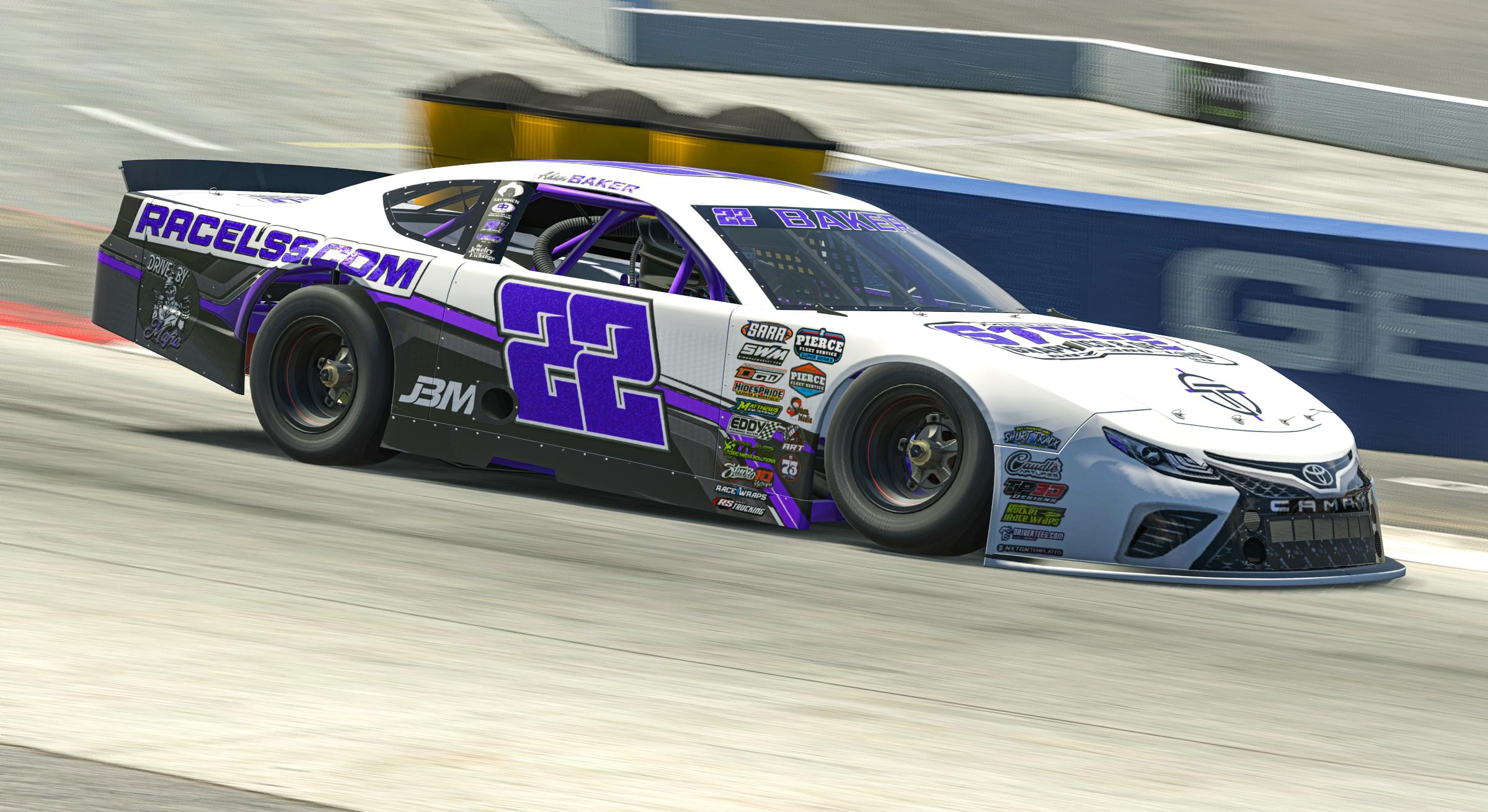 Adam Baker-#22 by Michael J. Steele - Trading Paints