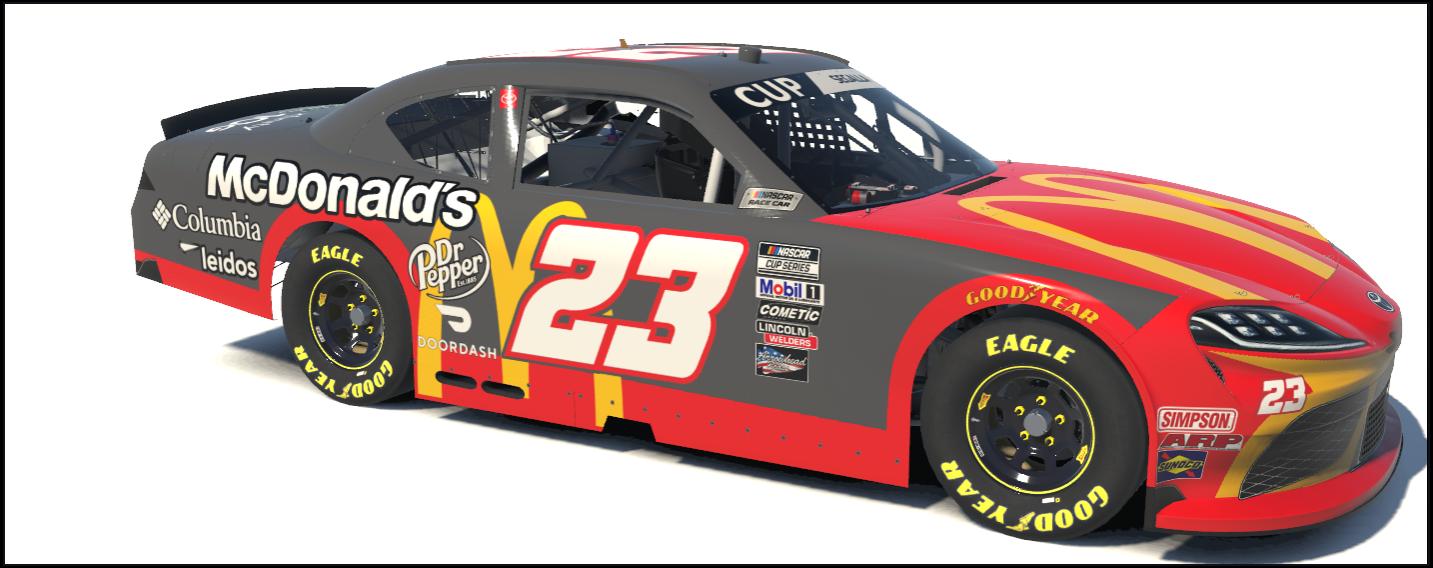 23XI McDonalds N 23 by Joseph Segalla - Trading Paints