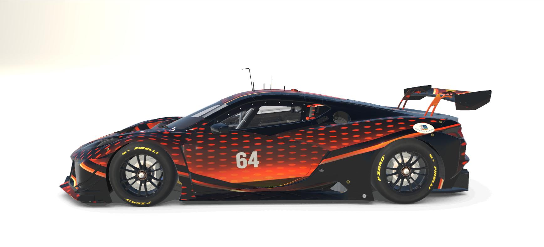 Chevrolet Corvette Z06 GT3r Orange Ovals Livery by Guy Robertson ...