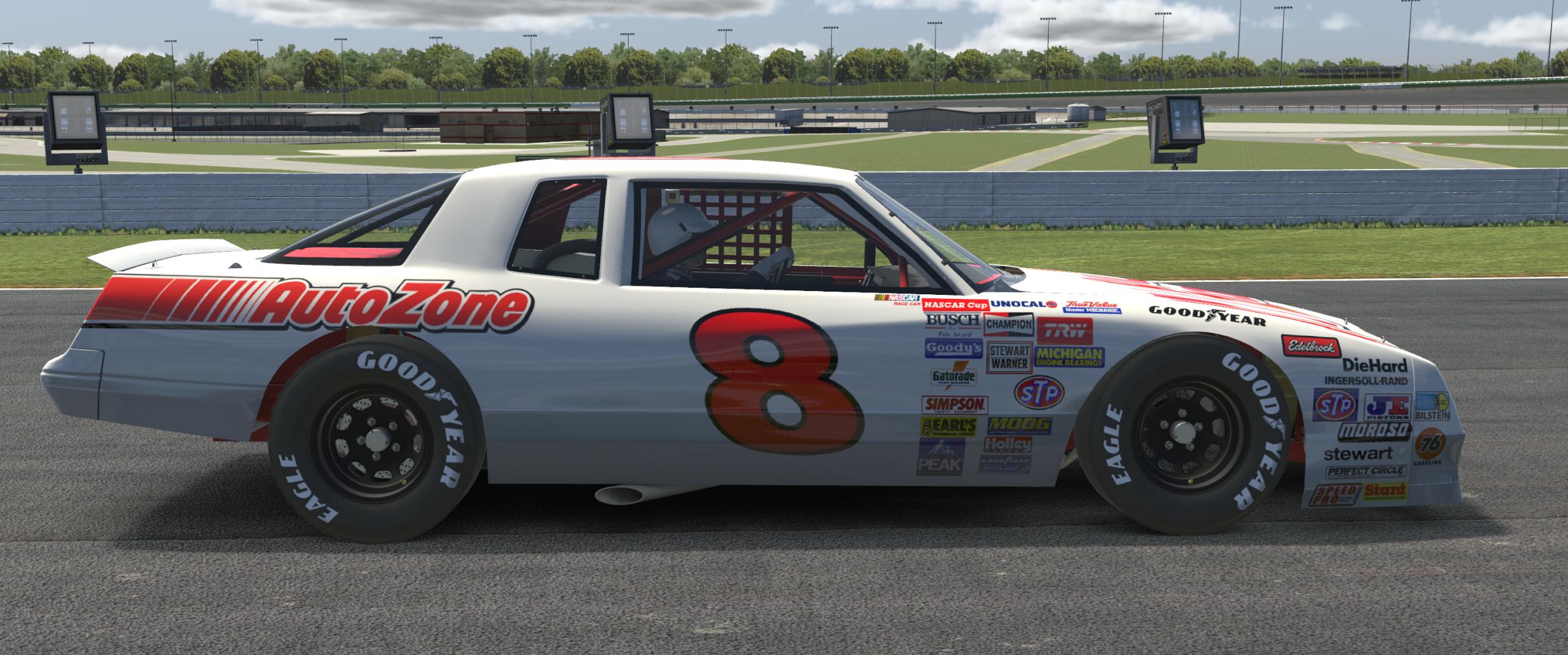 AutoZone 87 Monte Carlo by Billy Stanley - Trading Paints