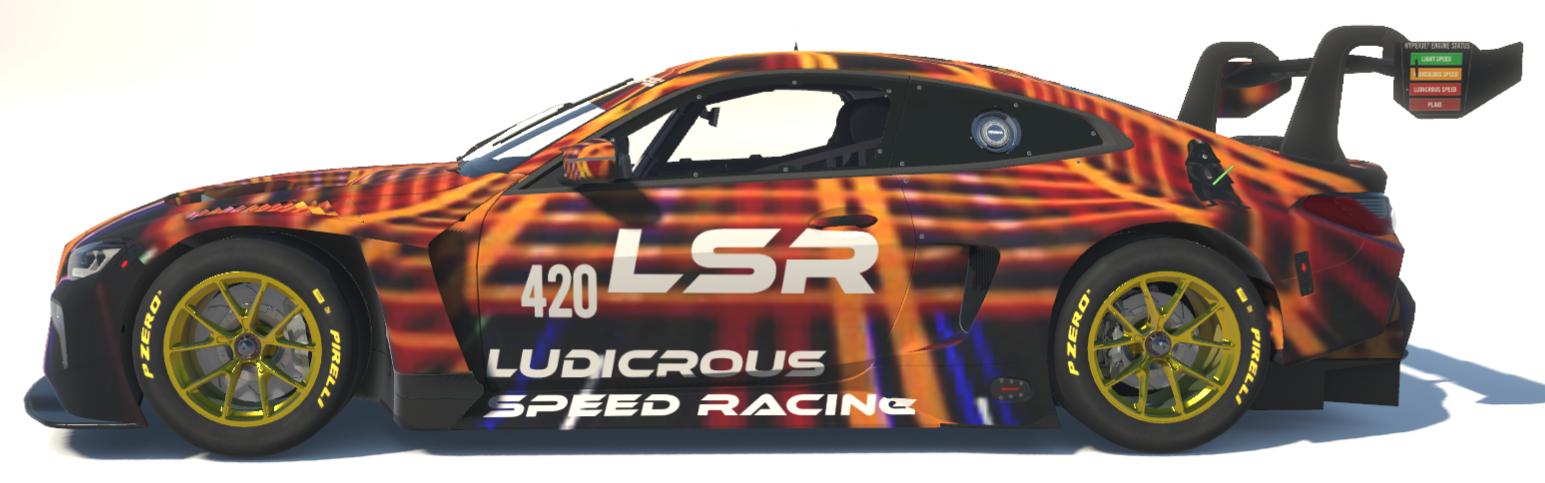 Ludicrous Speed Racing Team Car BMW M4 GT3 by Todd Schwarz - Trading Paints