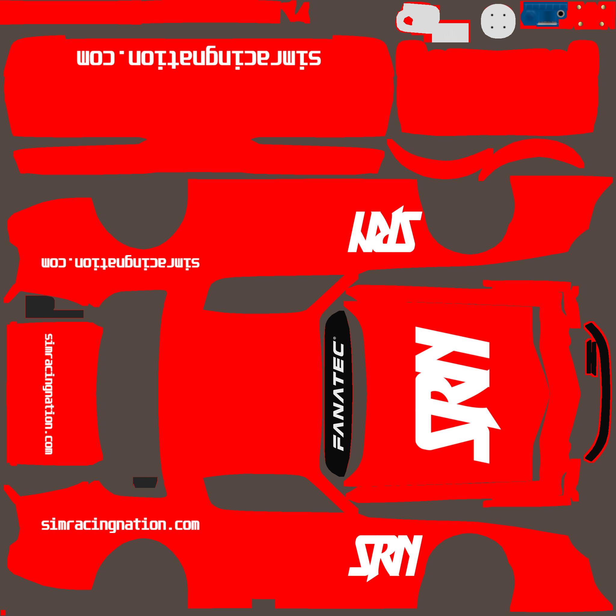 Sim Racing Nation Basic Livery by Alan S. - Trading Paints