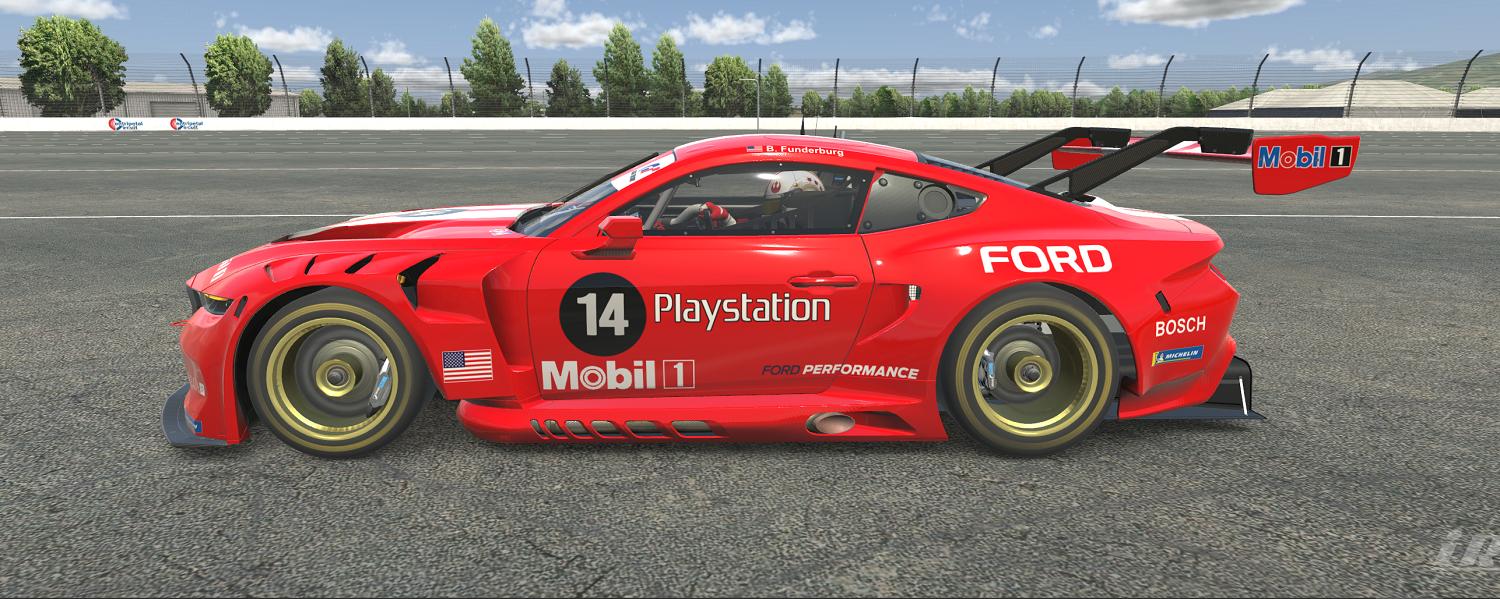 Playstation Oreca Mustang by Bruce Funderburg - Trading Paints