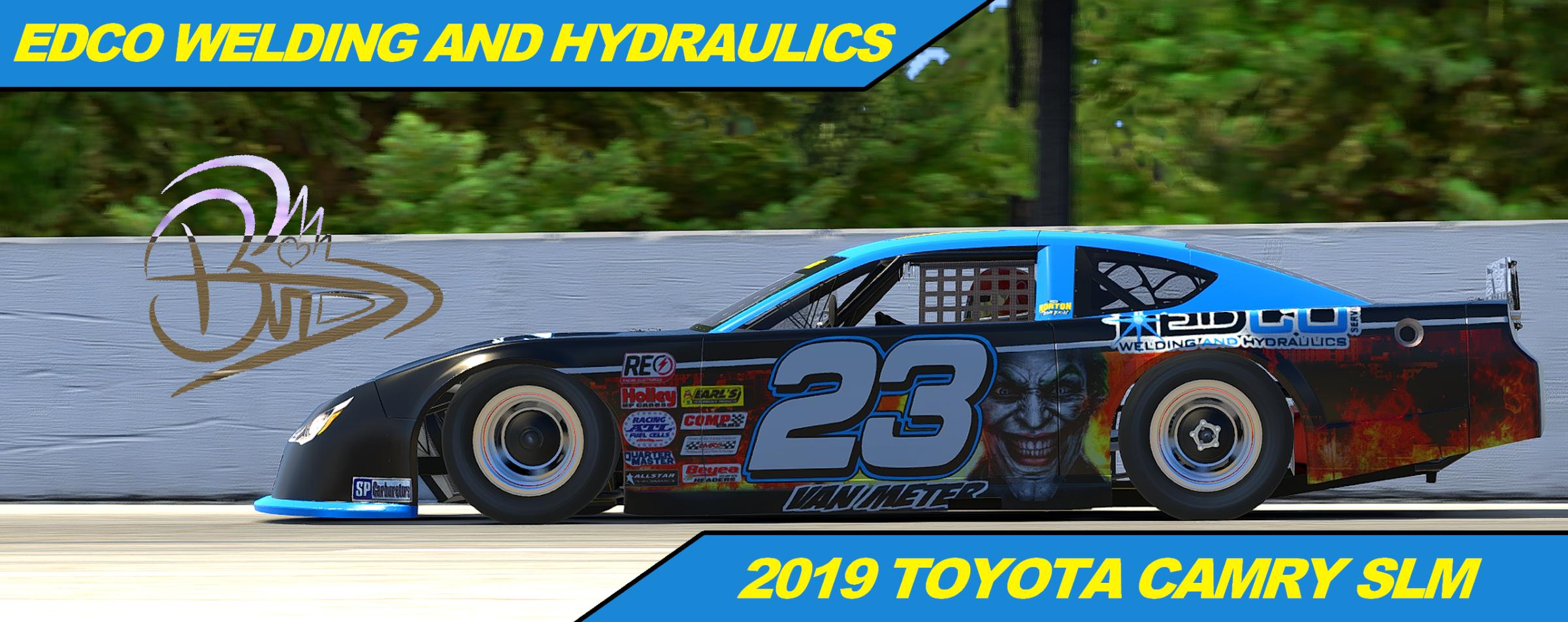 #23 Black Billy Van Meter EDCO Toyota Camry by Dominic Barbagallo ...