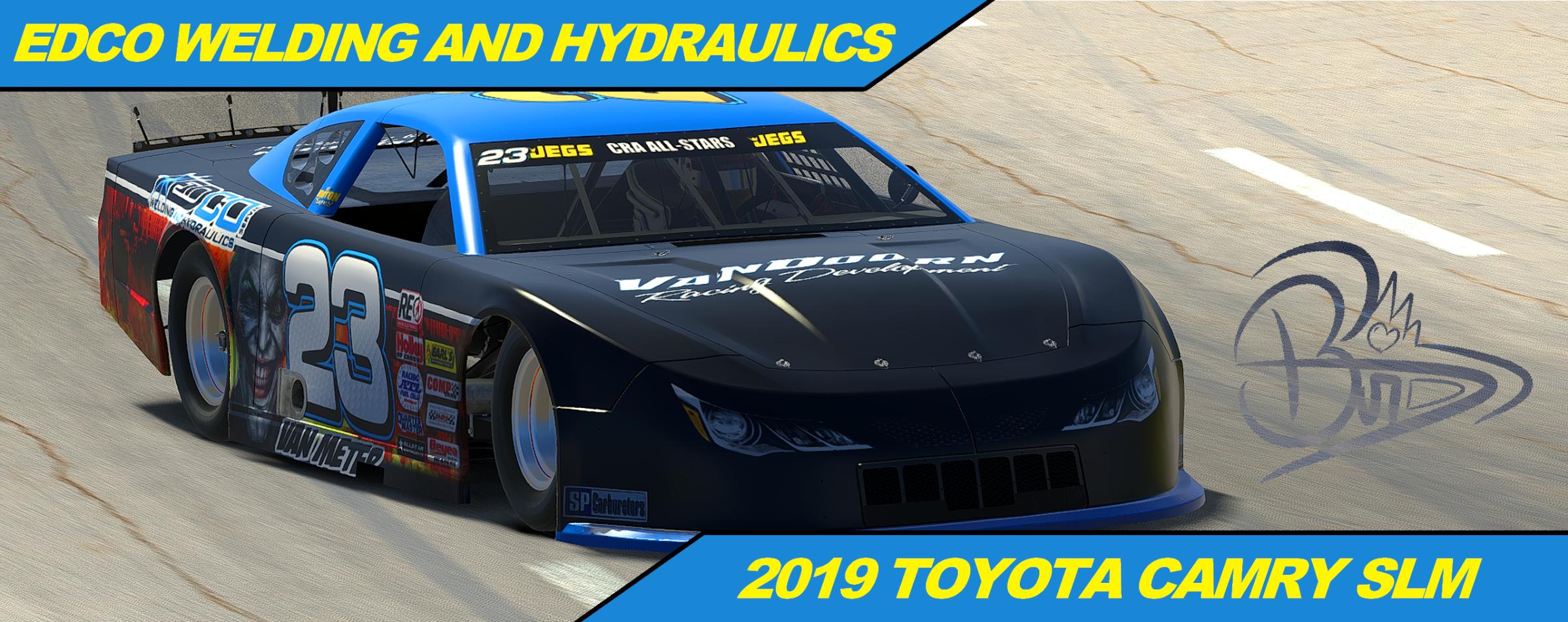 #23 Black Billy Van Meter EDCO Toyota Camry by Dominic Barbagallo ...
